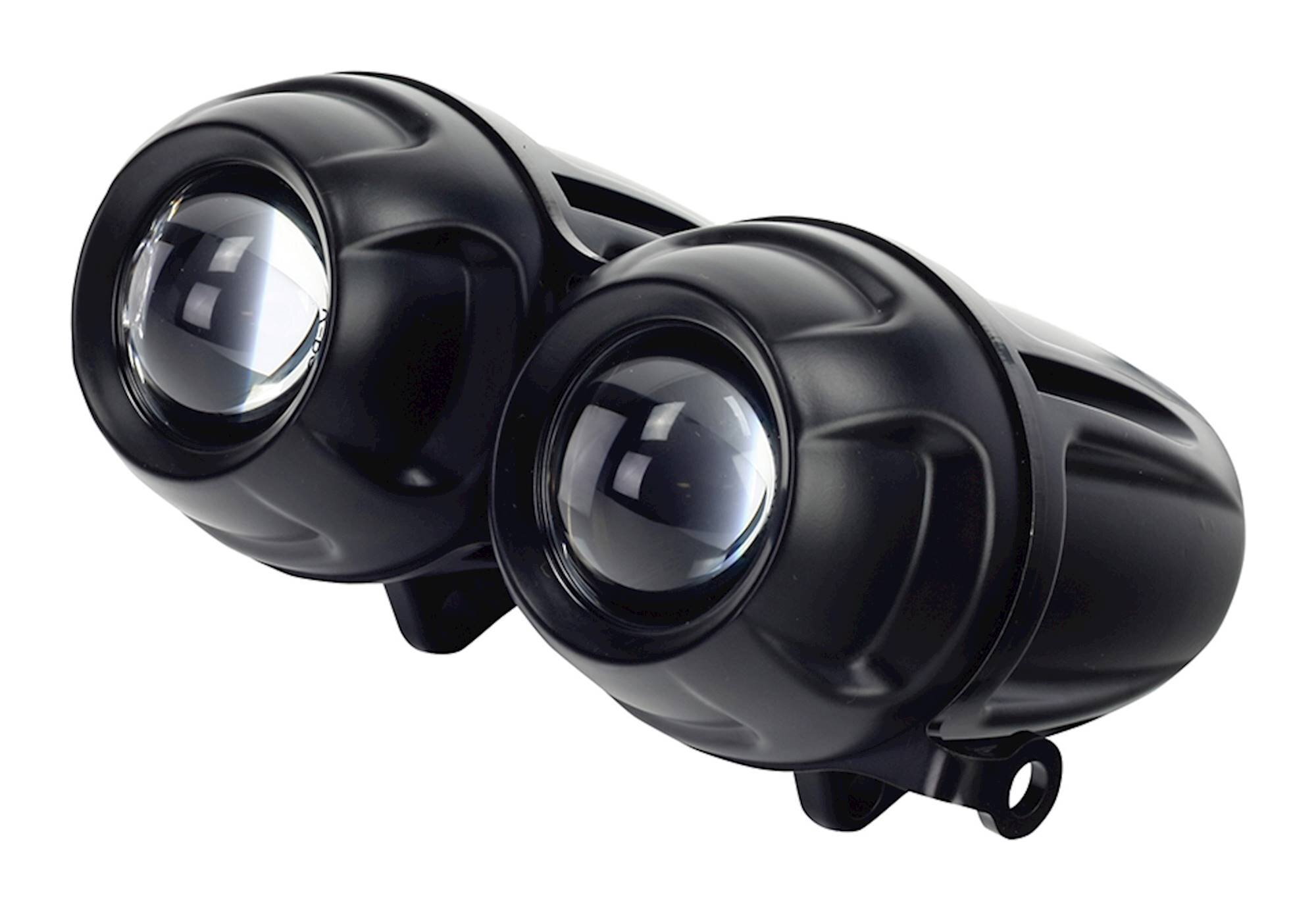 BIKE IT Twin Round Dominator 2 Projector Headlight H1 Right Dip